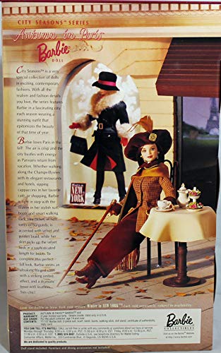 City Seasons Collectors Edition Autumn in Paris Barbie