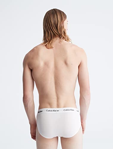 Calvin Klein Men's Cotton Stretch 5-Pack Brief, 2 Black, 2 Grey Heather, 1 White, XX-Large