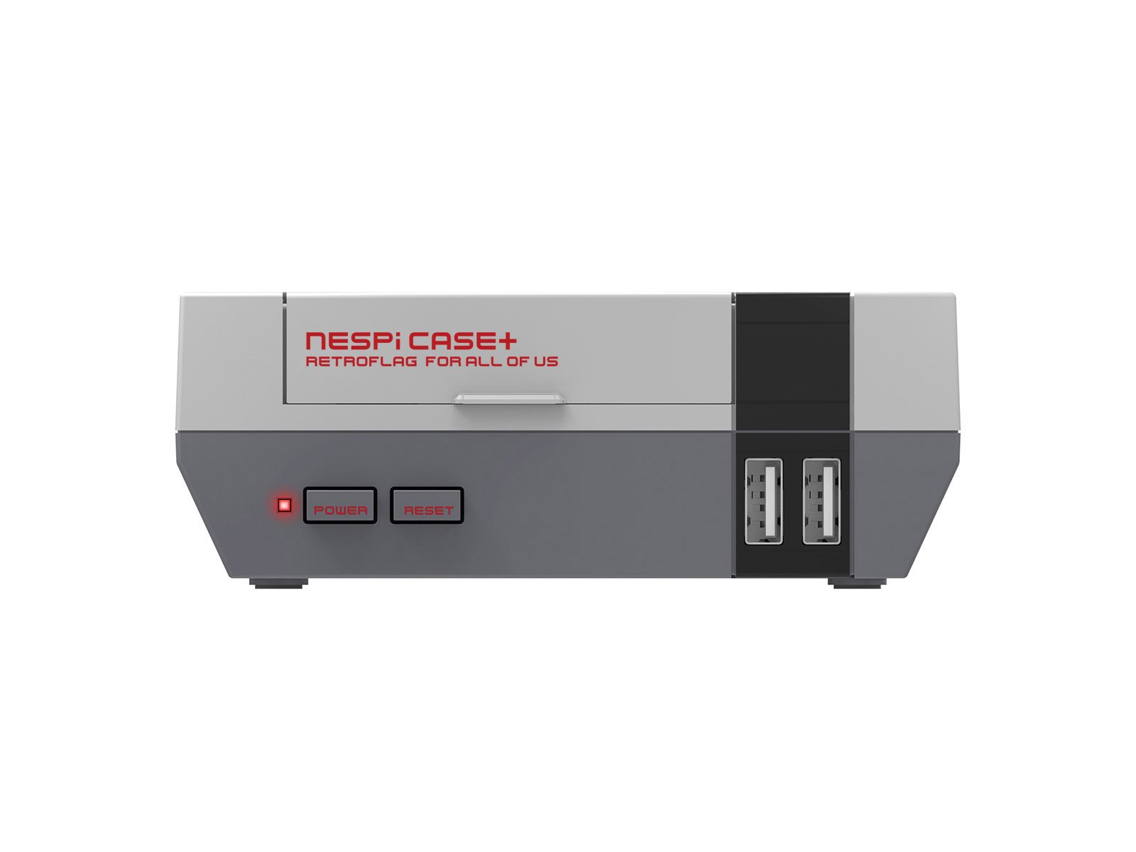 Retroflag NESPi Case Plus Functional Power Button with Safe Shutdown for RetroPie Raspberry Pi 3/2 Model B & Raspberry Pi 3B+(NESPI Case+)