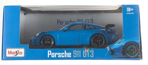 Maisto M36458 2022 Porsche 911 GT3 Super Car-1:18 Scale Cheong Die Cast, Blue