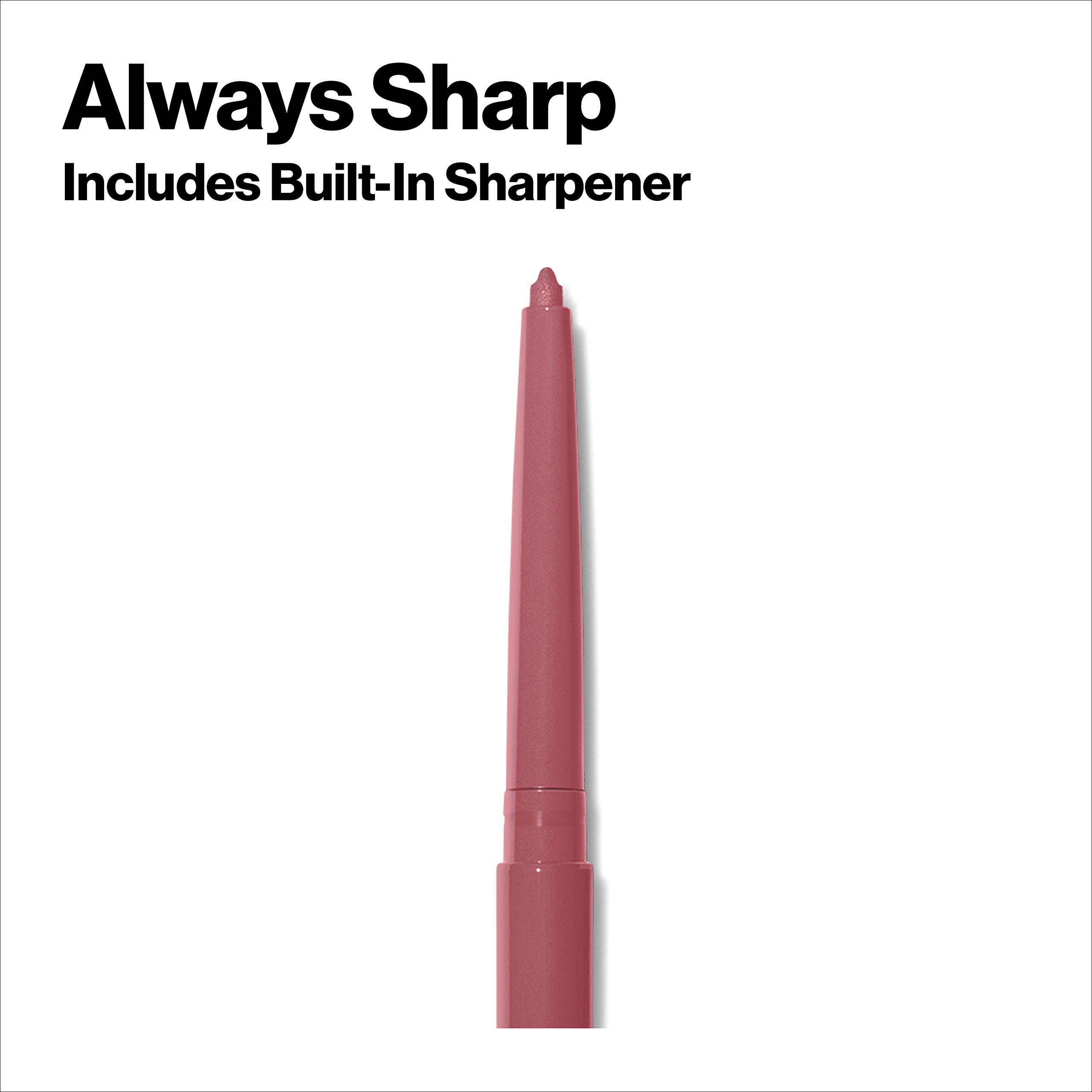 Revlon Colorstay Lip Liner with Built-In Sharpener, Valentine's Day Makeup Gifts for Women, Longwear Rich Colors, Smooth Application, 703 Mink, 0.01 oz
