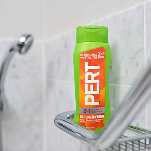 Pert Strengthening 2 in 1 Shampoo and Conditioner, 13.5 Ounce (Pack of 6)