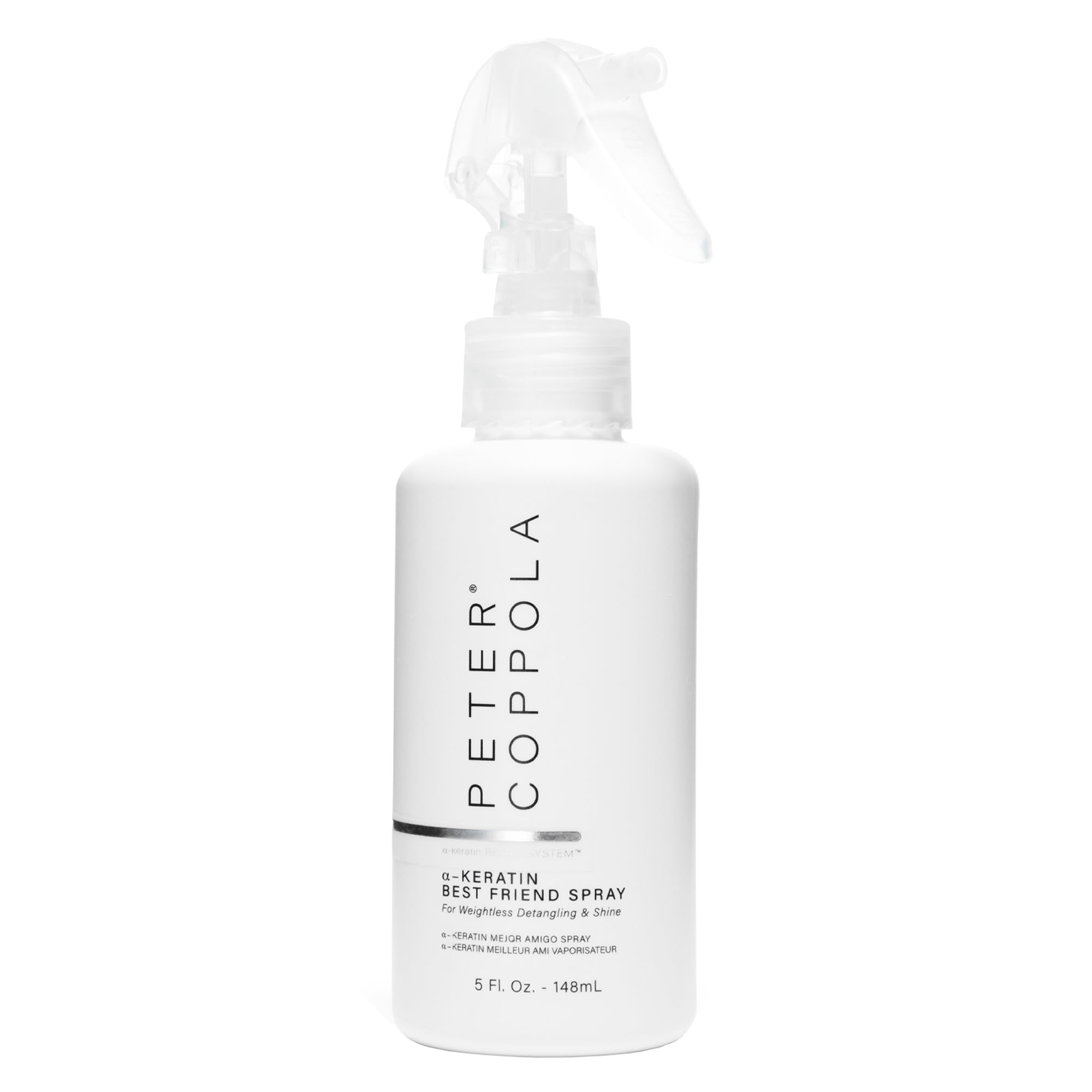 Peter Coppola a-Keratin Best Friend Spray - Leave In Conditioner Spray For Dry Damaged Hair Reduces Breakage While It Detangles, Smooths & Repairs Split Ends. Infused With Argan Oil & Aloe (5 oz)