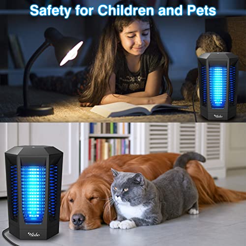Bug Zapper Outdoor,18W Mosquito Zapper,Fly Traps Zapper,Mosquito Killer Outdoor Indoor,Plug in with 4200V High Powered,IP4 Waterproof, Power Saving, with Light Sensor for Patio Garden Home Kitchen