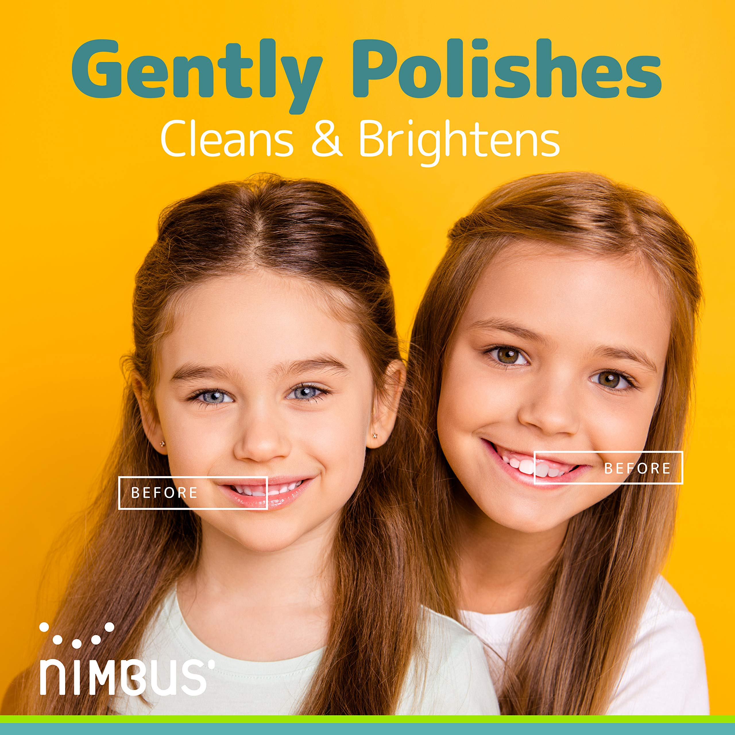 NIMBUS NIMBY Kid's Extra Soft Toothbrushes for Sensitive Teeth and Receding Gums, Periodontist Design Plaque Remover Travel Toothbrush, Individually Wrapped (4 Pack, Colors May Vary)
