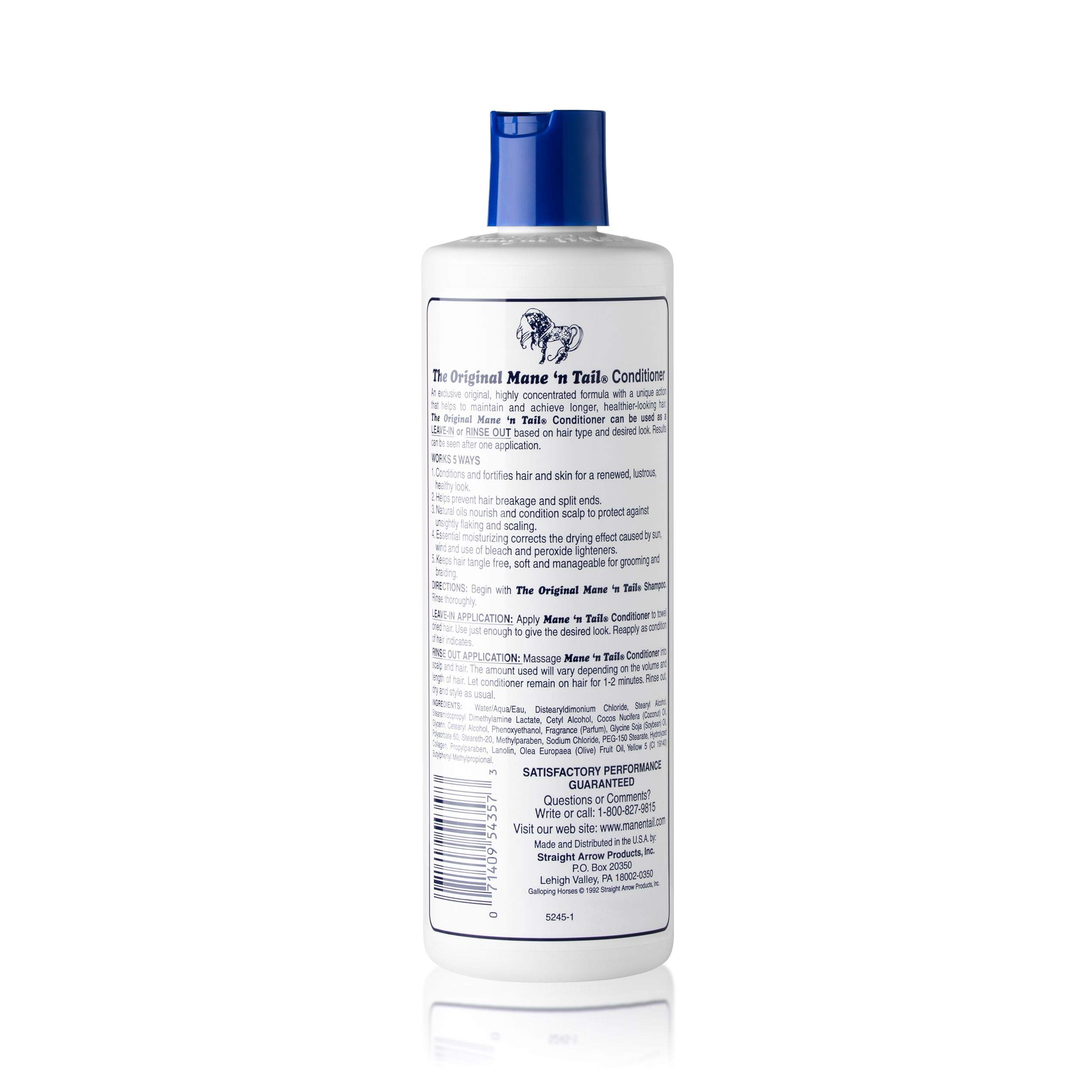 Mane 'n Tail Moisturizer Texturizer Conditioner for Thicker healthier Looking Hair & Coats 12 oz (543226)