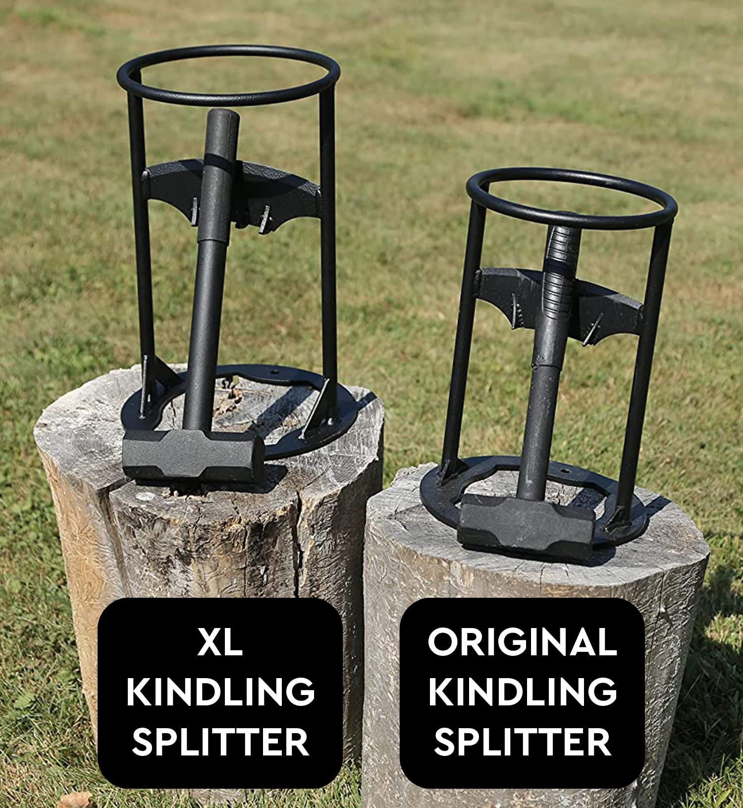 Blue Home XL Kindling Splitter β with 5.5 Lbs Sledge Hammer β Easy Portability β Manual Log Splitter (XL Kindling Splitter)