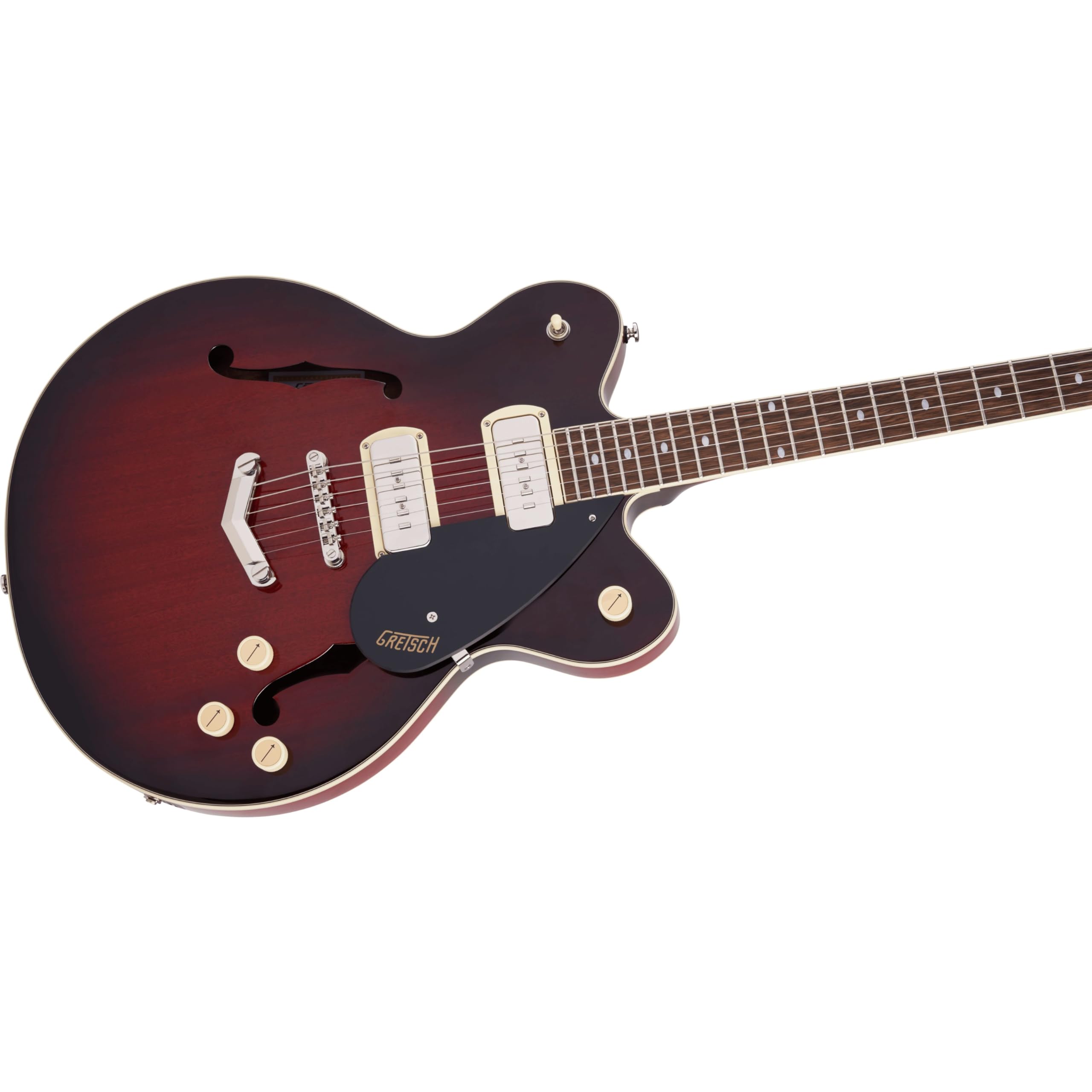 Gretsch G2622-P90 Streamliner Center Block Double-Cut P90 with V-Stoptail Electric Guitar - Claret Burst