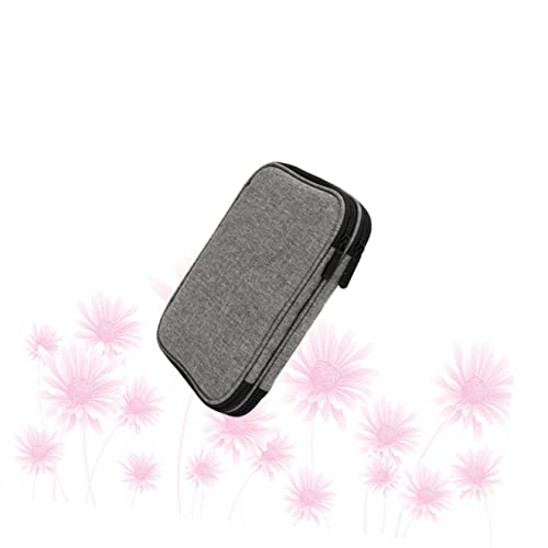 Ciieeo Travel Divider Inner with for Organizer Bag Portable Caddy Pouch Multi-Function Hooks Sweater Weave Oxford Sewing Crochet Tote Accessories Yarn Handmade Needles Case Hook Knitting