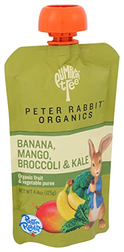 Peter Rabbit Organics Baby Kale Broccoli Mango, 4.40 oz- Packaging may vary