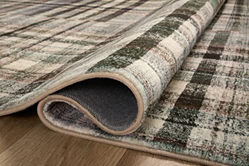 Loloi Chris Loves Julia Humphrey Collection HUM-03 Forest/Multi 7'-3'' x 9'-3'' .38" Pile Height, Area Rug feat. CloudPile