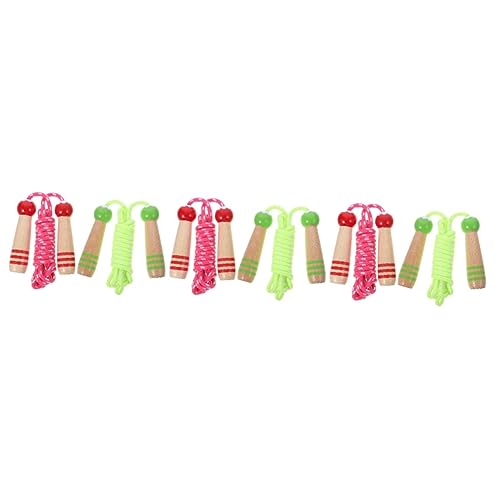 Didiseaon 6 pcs cartoon skipping rope kids exercise equipment fitness jump rope jump rope kids exercise ropes Children skipping rope kids jumprope rope cotton rope Jump Rope Kids Toy