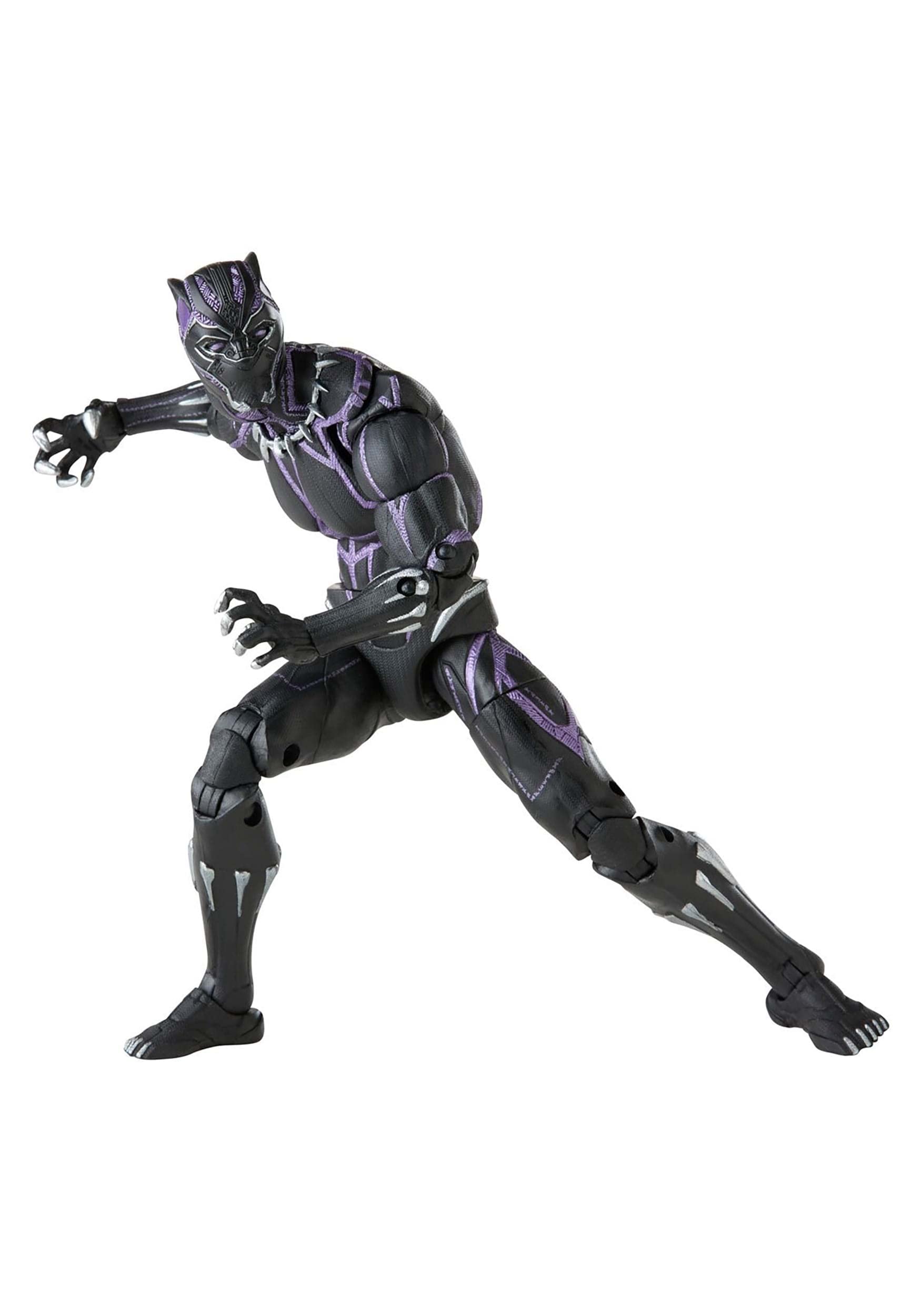 Marvel Legends Series Black Panther Legacy Collection Black Panther 6-inch Action Figure Collectible Toy, 3 Accessories