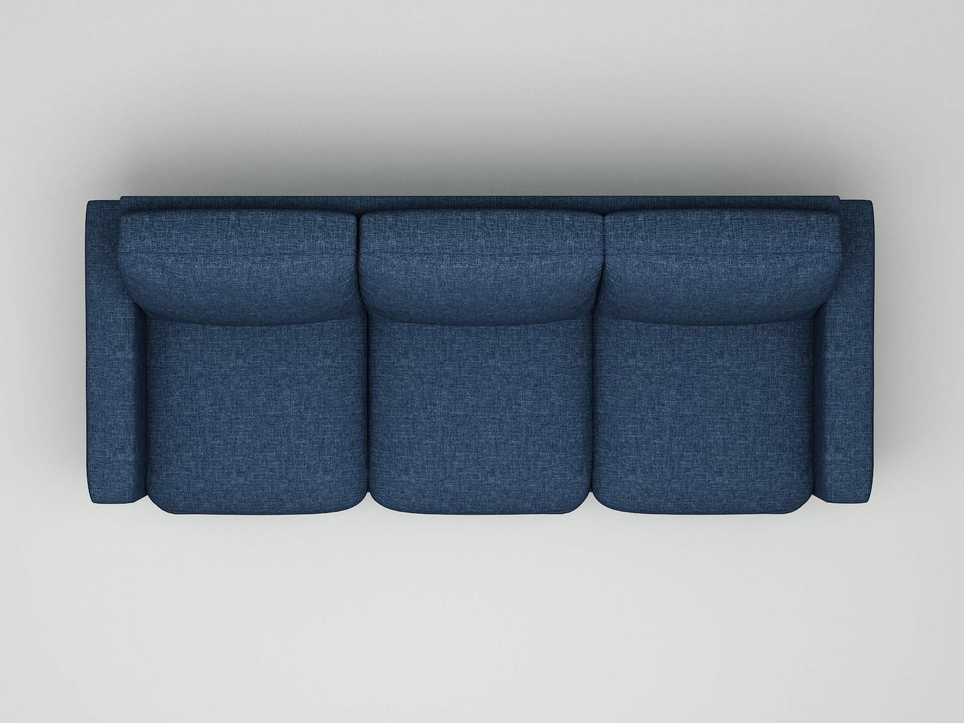 US Pride Furniture Modern Simple Style Soft 3 Seater Sofa with Removable Cushion and Wood Support