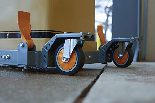 Bora Portamate Mobile Base PM-3800 with High Clearance 5β Wheels β Universal, Heavy Duty, Adjustable Rolling Kit, Floor Dolly Roller for Equipment, Power Tools, Machines- 1500 lb Capacity