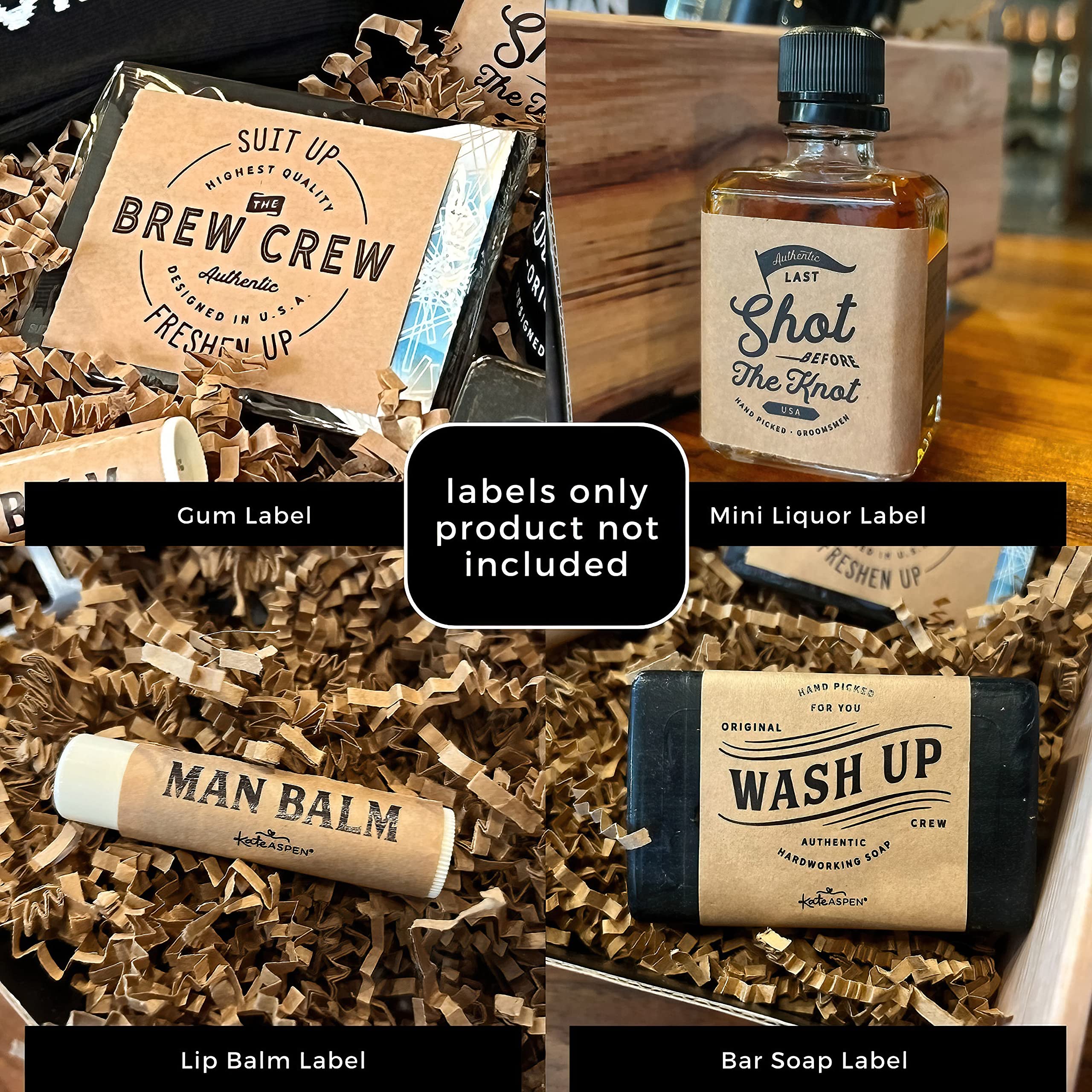Brew Crew Groomsman Gift Box Kit - Groomsmen Proposal Gift Set Perfect for Bachelor Party or As a Thank You at The Wedding
