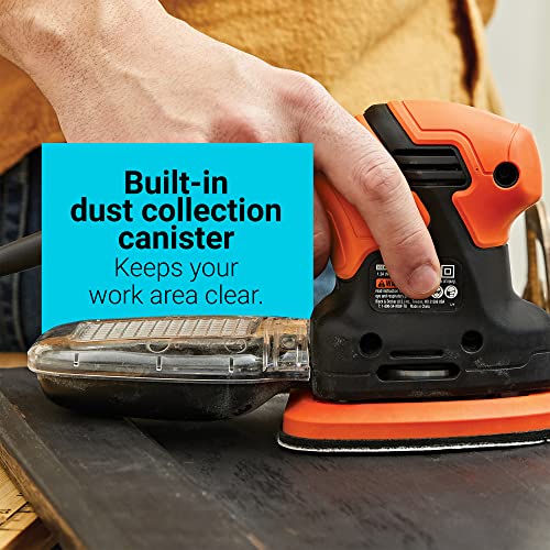 BLACK+DECKER MOUSE 1.2 Amp Electric Detail Sander (BDEMS200C)