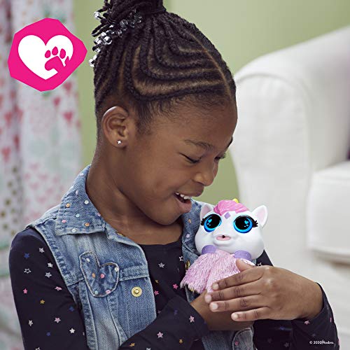 FurReal Airina The Unicorn Color-Change Interactive Feeding Toy, Lights and Sounds, Ages 4 and up