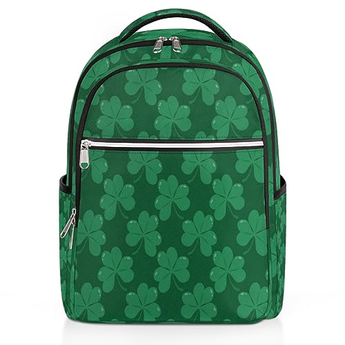 bisibuy St. Patrick's Day Women Travel Laptop Backpack, 16.1 Inches Computer Backpack, Durable Water-Repellent Travel Backpack for Business College Women Men Gift