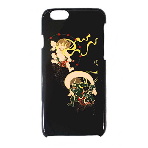 Asahi Electric Works Hard Case For Iphone6 Plus/6S Plus Richly-Designed Maki-E Raijin And Fuujin 3.1 X 31.5 X 61.8