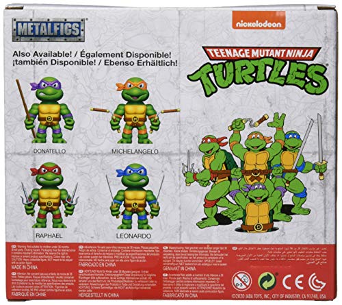 Jada Toys "Teenage Mutant Ninja Turtles 4"" Raphael Die-cast Figure, Toys for Kids and Adults, red