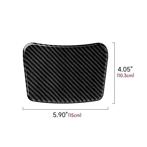 Car Rear Seat Storage Box Mat Sticker Decal Carbon Fiber Interior Trim Cover for Chevrolet Camaro ZL1 2016 2017 2018 2019 2020 2021 2022 2023 Accessories