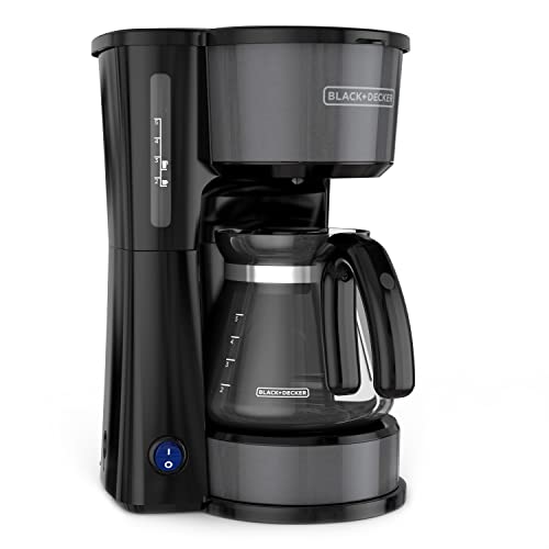 BLACK+DECKERβ’ 4-in-1 5-Cup* Coffee Station Coffeemaker, Black Stainless Steel
