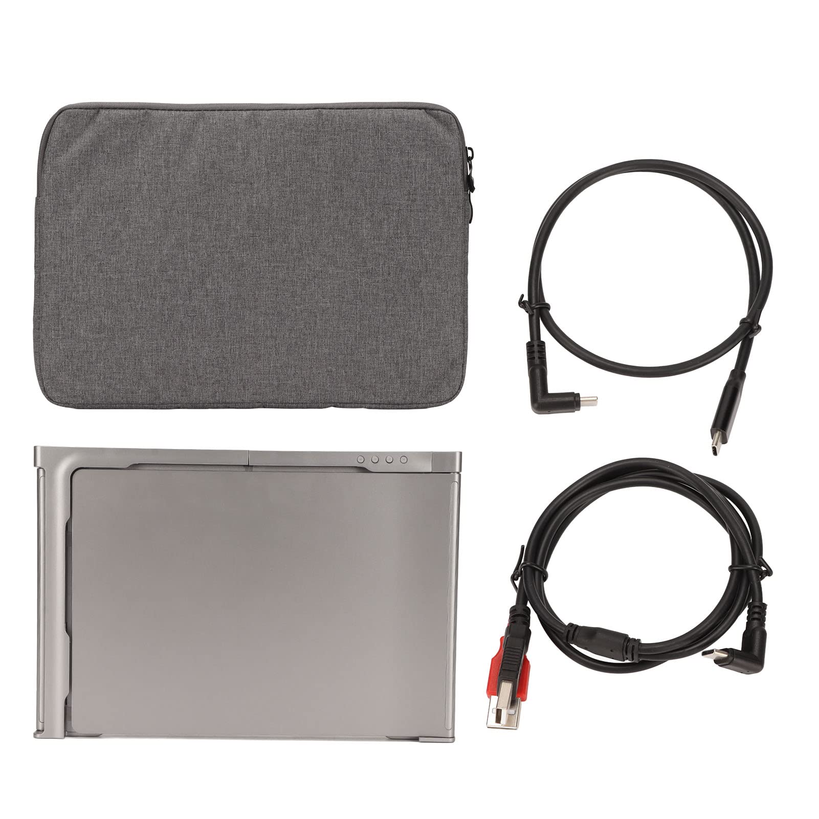 Bewinner Portable Monitor for Laptop, 12inch Dual Triple Monitor Screen Extender USB C Powered Plug and Play Portable IPS Screen Display Compatible for 13.3 to 16.1in Notebook Computer Windows Phone