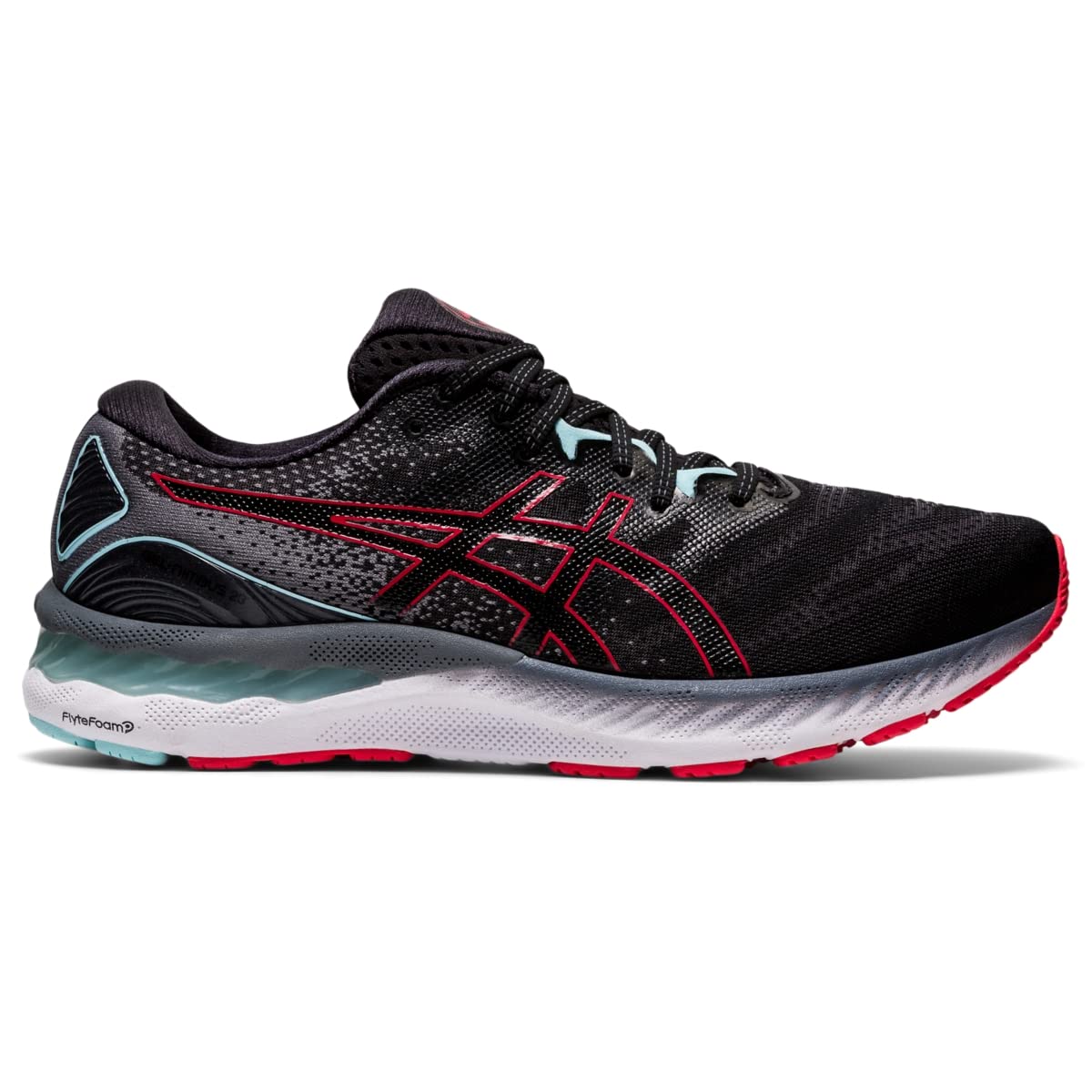 ASICS Men's GEL-Nimbus 23 Running Shoes, 10.5, REBORN BLUE/BLACK