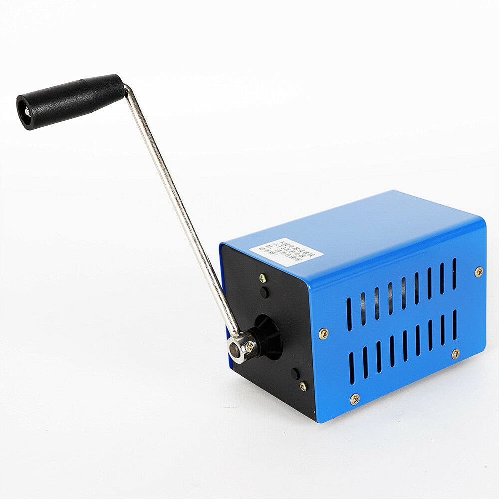 BJTDLLX 20W Hand Crank Generator, High Power Portable Emergency USB Charger Generator for Outdoor Travel Camping Hiking Survival Activities