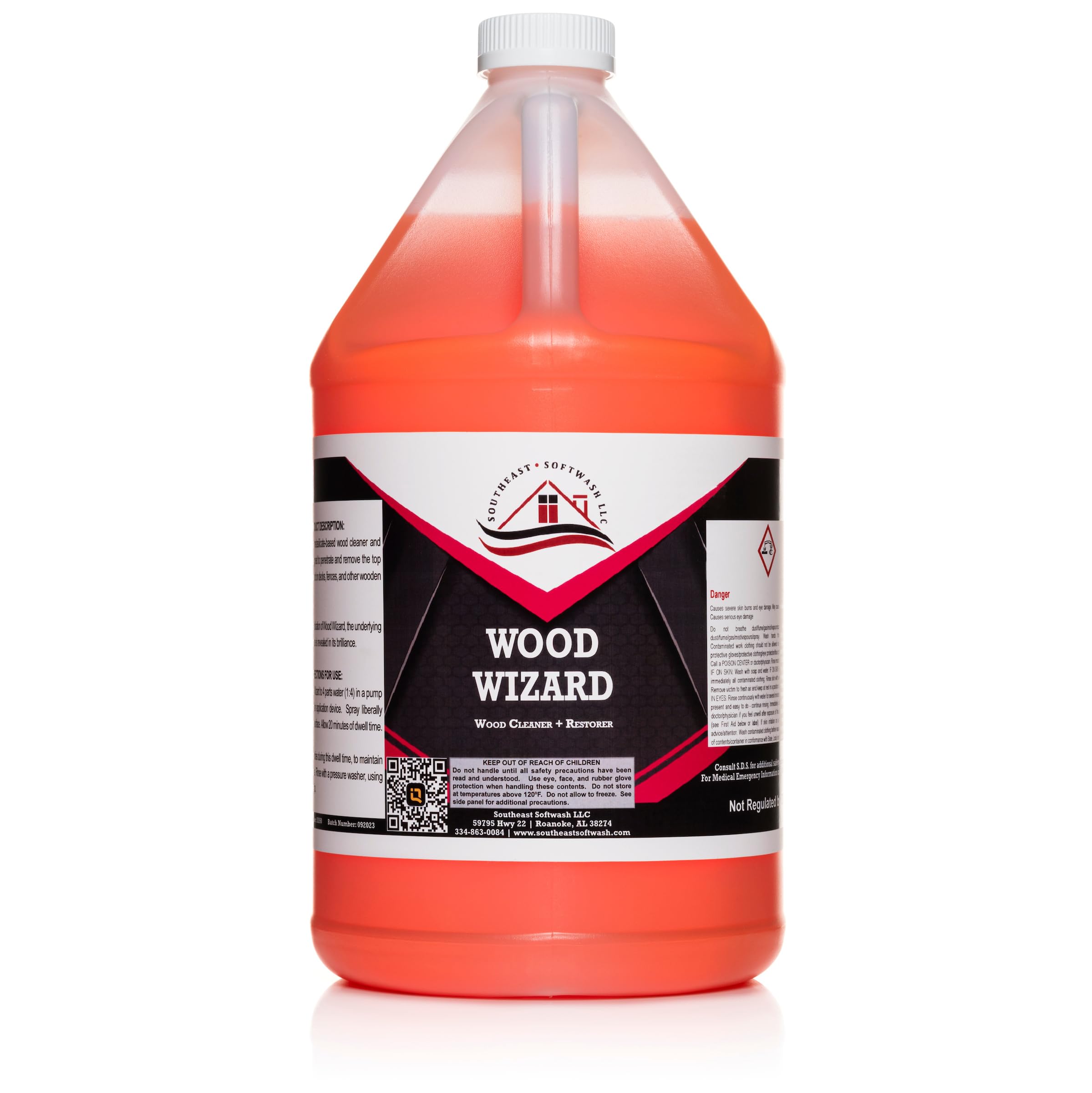 Southeast Softwash Wood Wizard RevivePro Cleaner: Elevate Your Deck and Fence Wood's Natural Charm with SESW's Premium Care Solution (1)