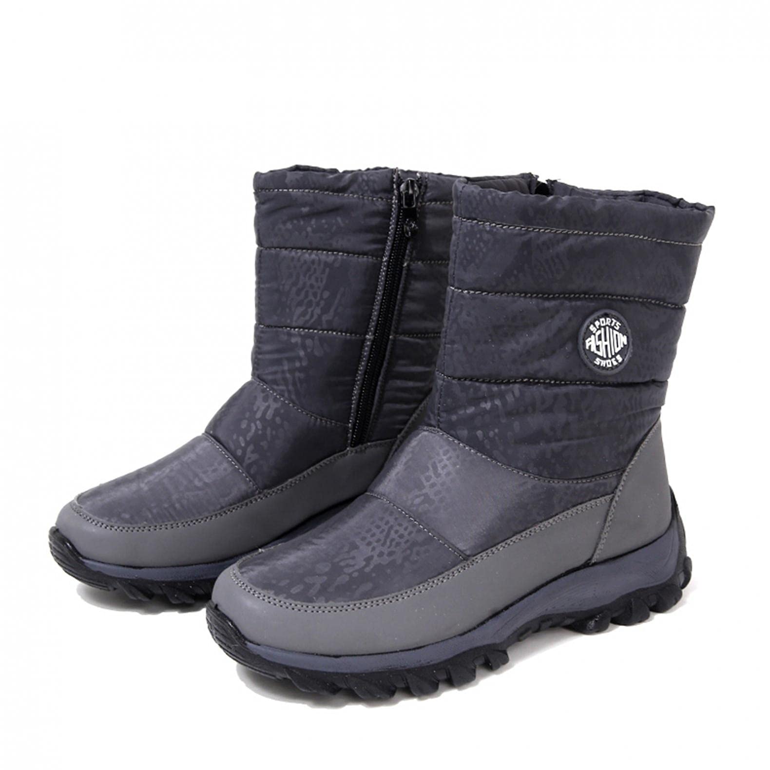 Padaleks Womens Snow Boots Waterproof Non Slip Platform Shoes Comfort Outdoor Fur Lined Winter Warm Ankle Booties