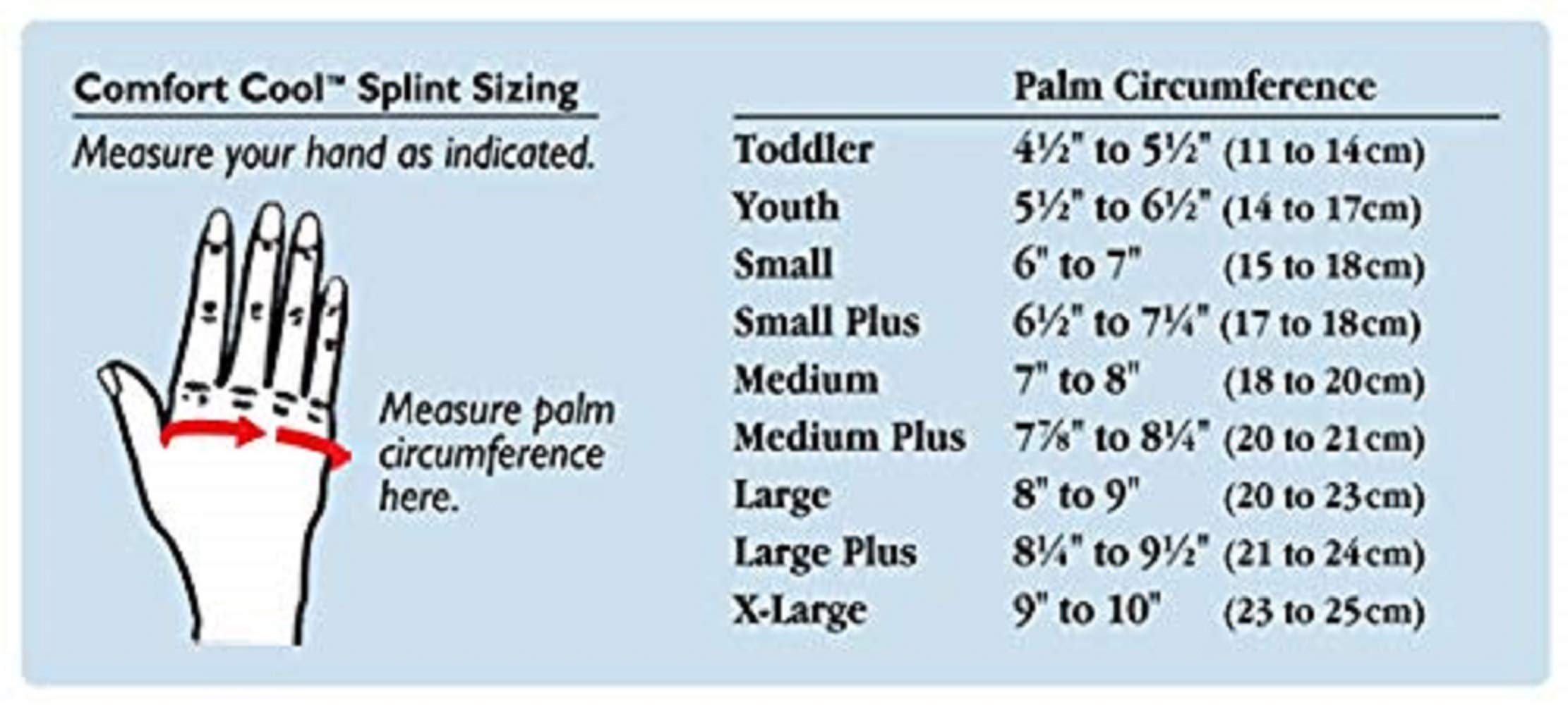 North Coast Medical NC79562 Comfort-Cool Thumb CMC Restriction Splint Left, Small by North Coast Medical