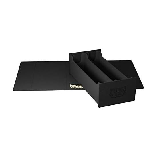 Dragon Shield Card Deck Box and Playmat – Magic Carpet XL Black 1000CT - Durable and Sturdy TCG, OCG Card Storage – Compatible with Pokemon Yugioh Commander and MTG Magic: The Gathering Cards
