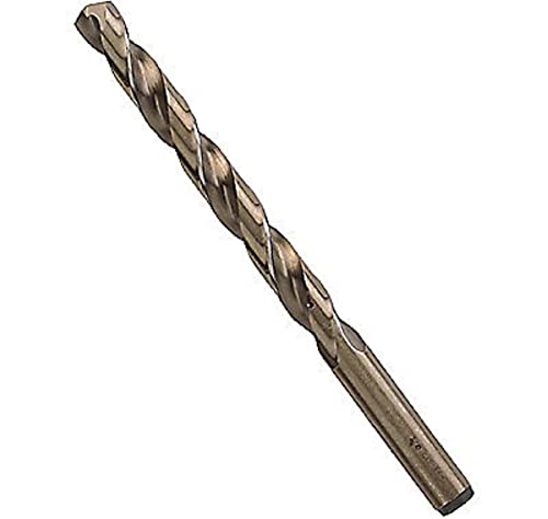 BOSCH CO2158 1-Piece 31/64 In. x 5-7/8 In. Cobalt Metal Drill Bit for Drilling Applications in Light-Gauge Metal, High-Carbon Steel, Aluminum and Ally Steel, Cast Iron, Stainless Steel, Titanium