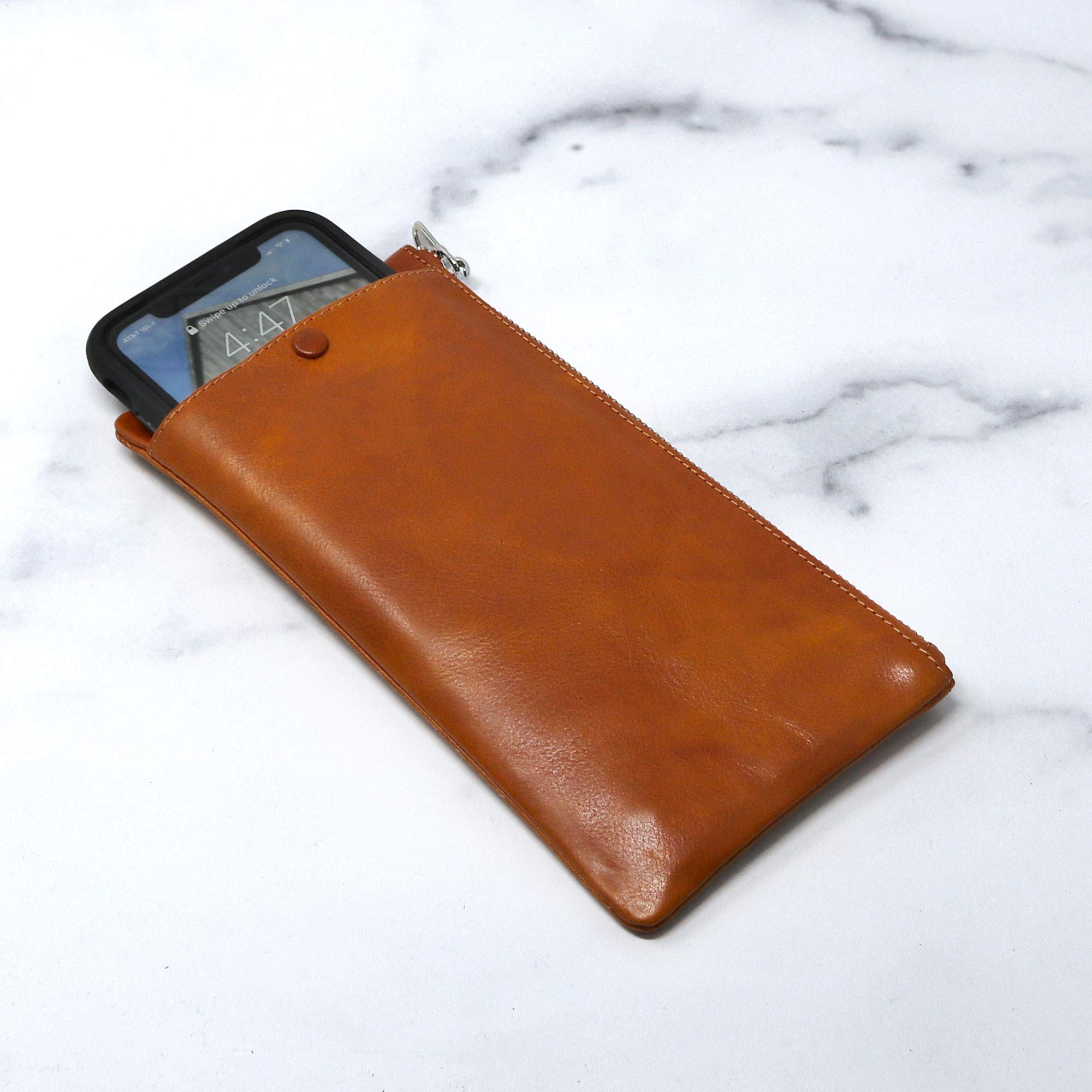 Floto Roma Leather Smartphone Zip Wallet