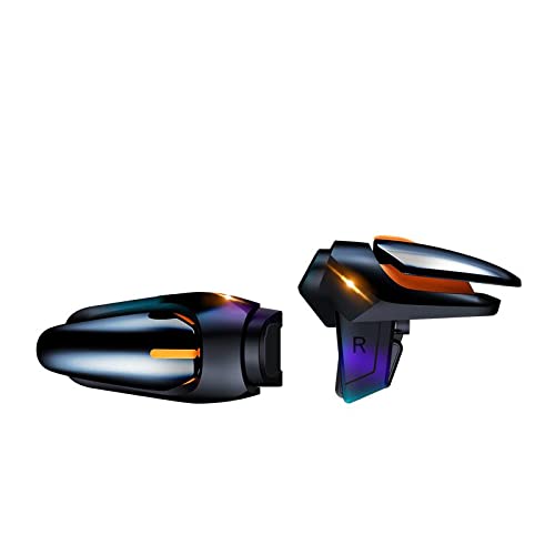 BoxWave Gaming Gear Compatible With Google Pixel 7 - Touchscreen QuickTrigger Auto, Trigger Buttons Autofire Gaming Mobile FPS - Jet Black