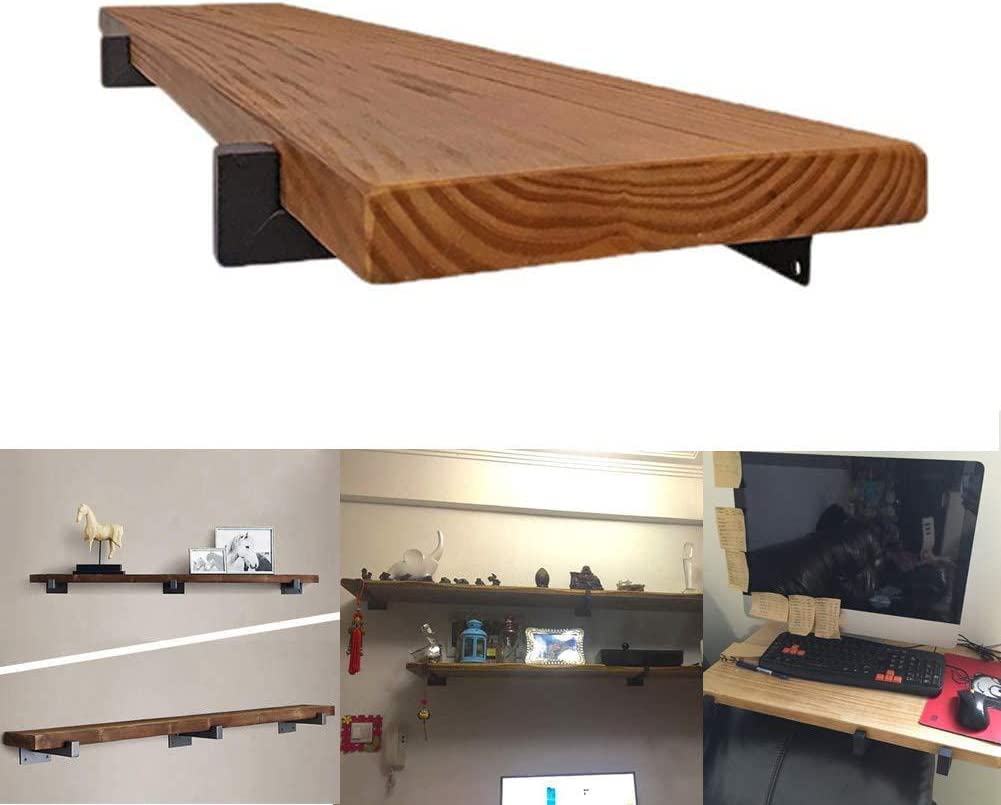 BITNAT Shelf Brackets Wall Shelves 2 Pieces Shelf Bracket Shelf Support Heavy Duty Bracket Shelf Console Retro Shelf Bracket Industrial Decoration (25Cm)