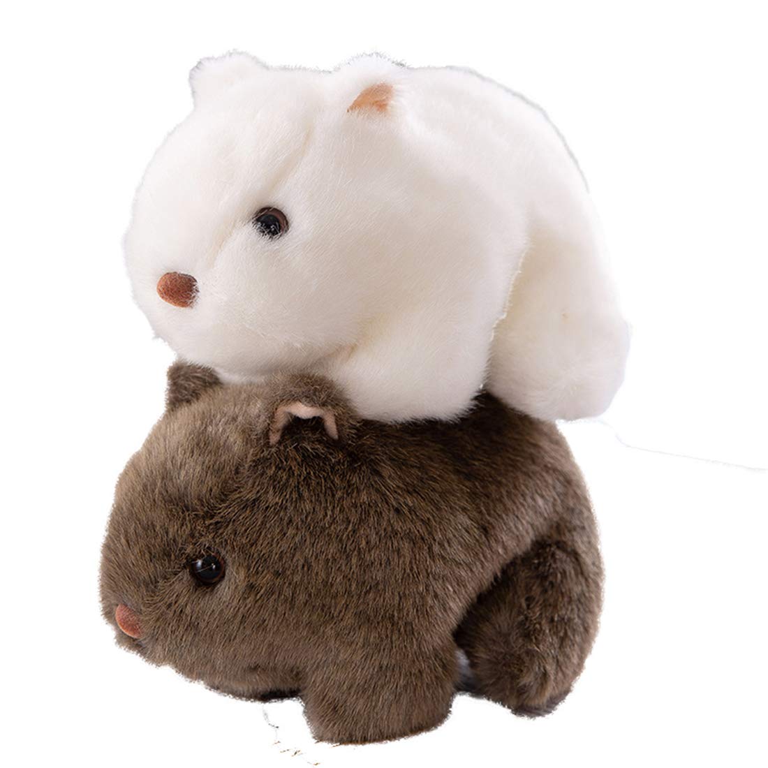 Ashymily 7" Cute Plush Guinea Pig Toy Stuffed Guinea Pig Toys for Children, 2pcs
