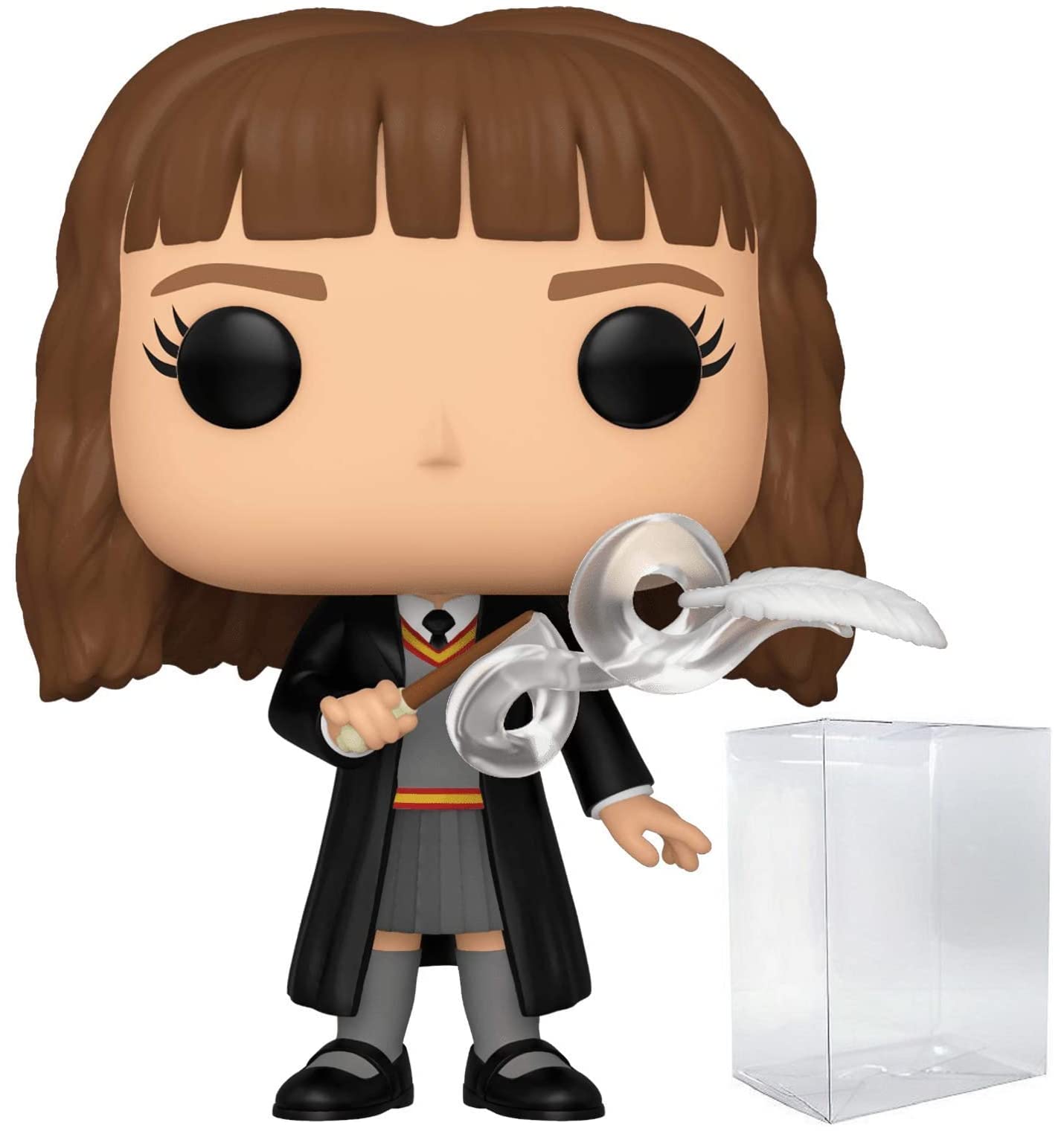 HARRY POTTER - Hermione Granger with Feather Funko Pop! Vinyl Figure (Bundled with Compatible Pop Box Protector Case)