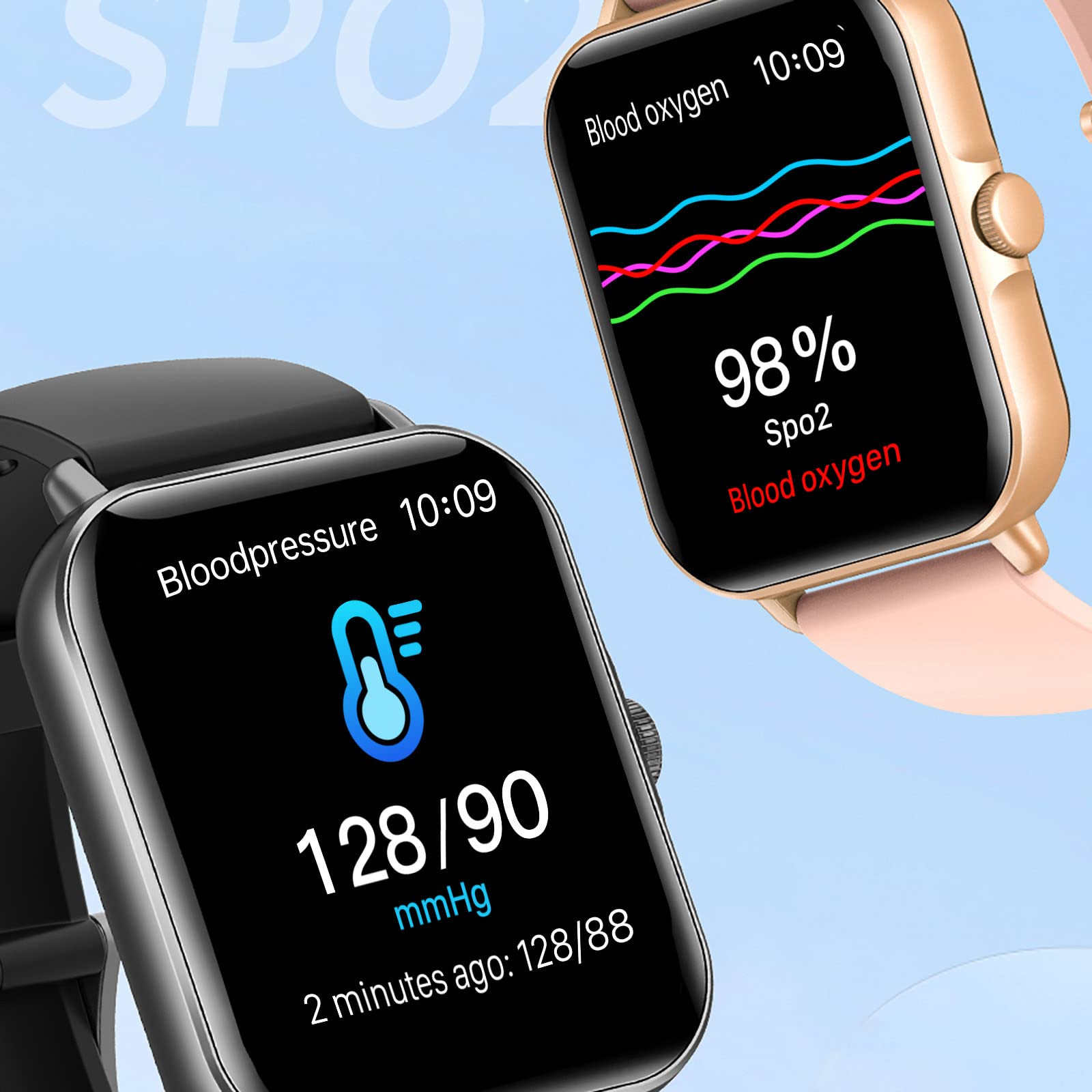Bilukmi Smartwatch Multifunction Ip67 Waterproof Bluetooth Call Casual 1.7 inch IPS Full TOU-ch Screen Metal Case Custom Interface
