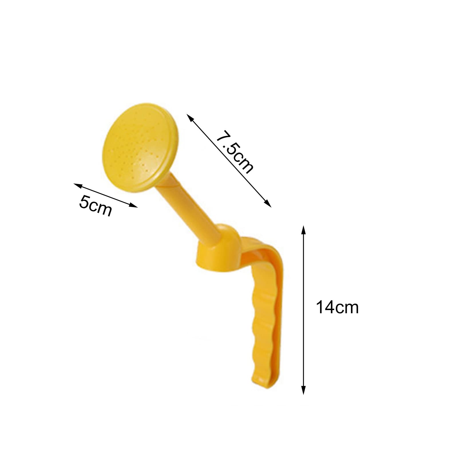 Bigougem Watering Can Head Practical Multipurpose Bonsai Watering Bottle Cap Sprinkler Yellow