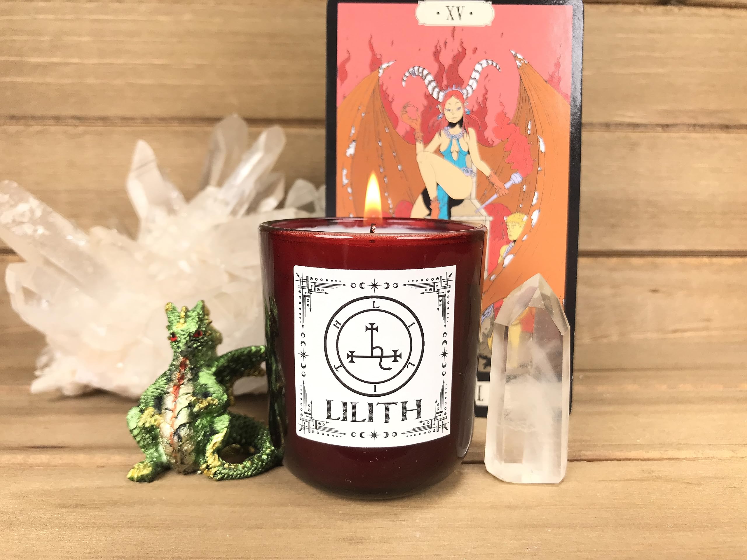 Lilith Candle | Plum & Dark Rose Votive Scented Candle | Samhain Candle, Lillith Devotional Candle, Altar, Witchy, Spells, Rituals