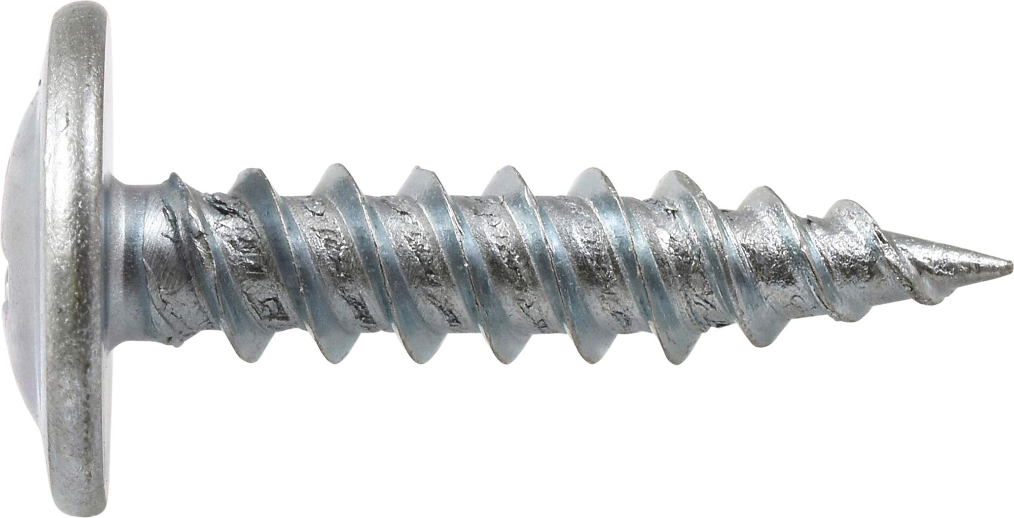 Hillman 82203 #8 x 3/4-Inch Modified Truss Lath Self Piercing Screw, 100-Pack, zinc