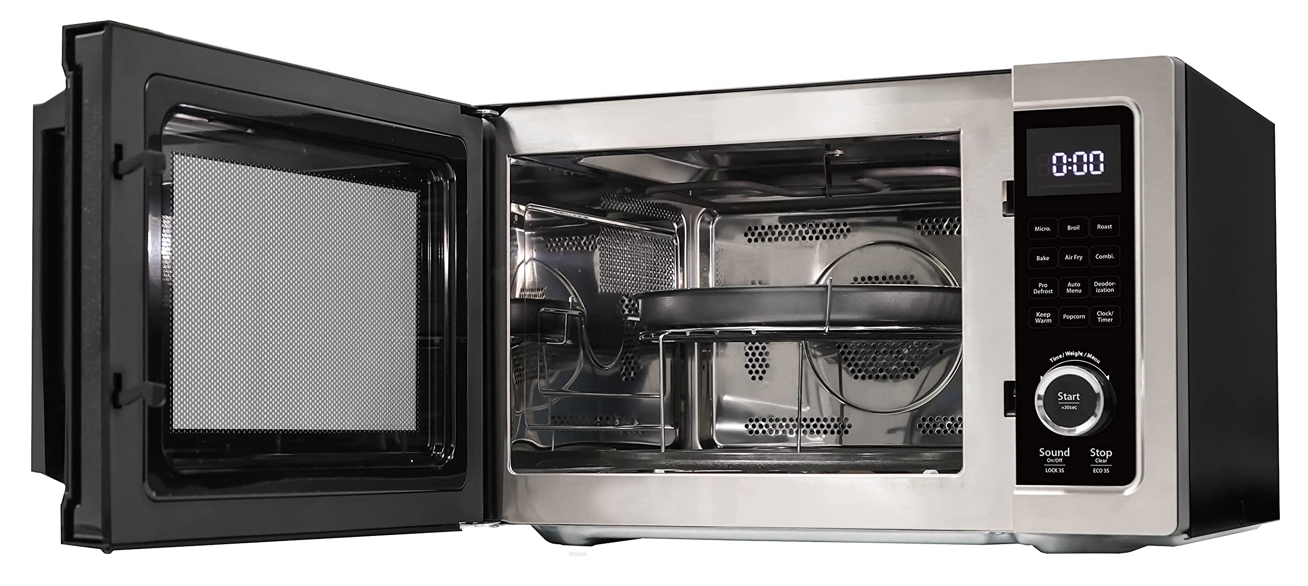 Danby DDMW1061BSS-6 5 in 1 Multifunctional Air Fry Microwave Oven, Stainless Steel