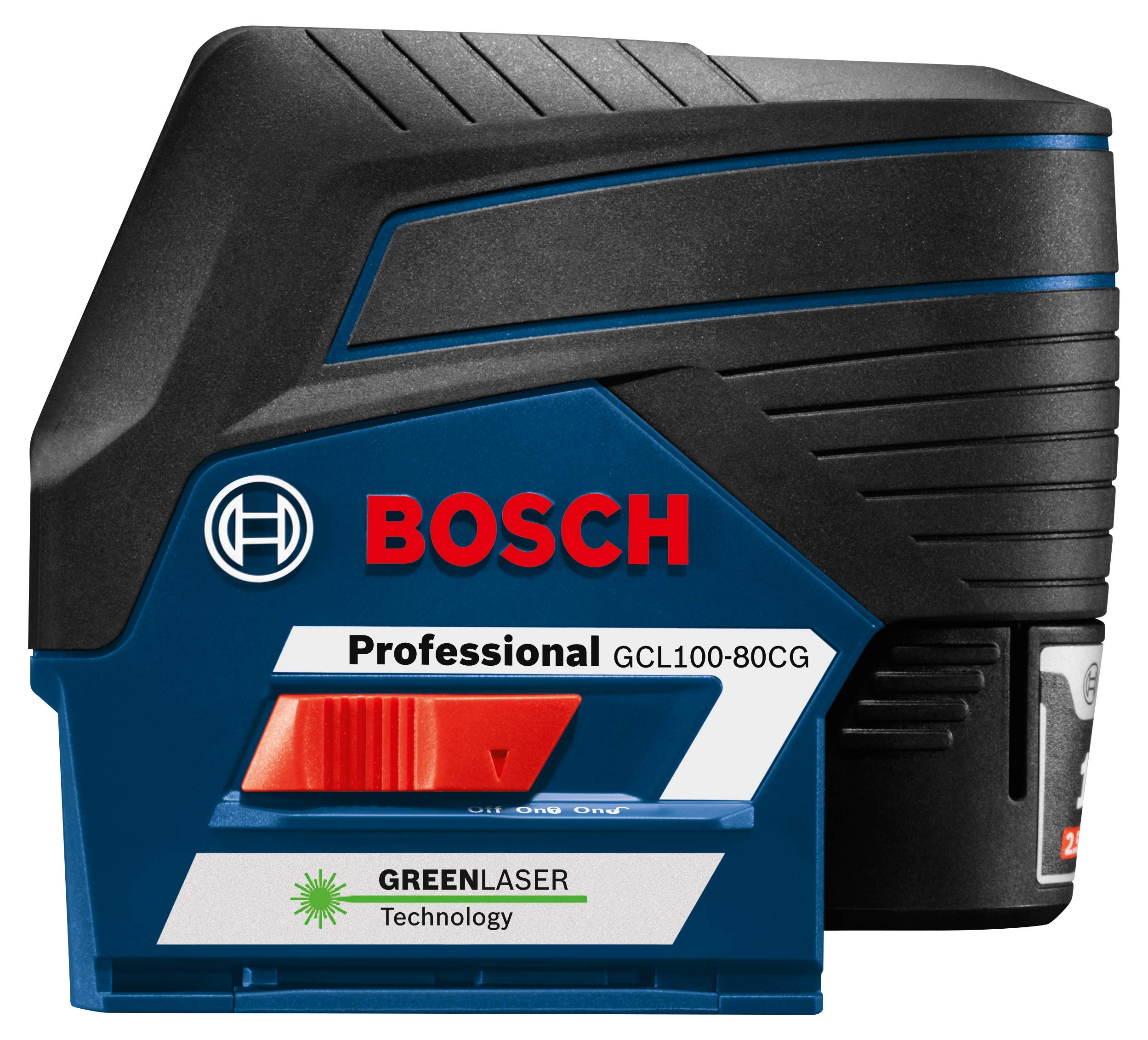 Bosch GCL100-80CG 12V 100ft Green Combination Laser Level Self-Leveling with VisiMax Technology, Fine Adjustment Mount & Hard Carrying Case