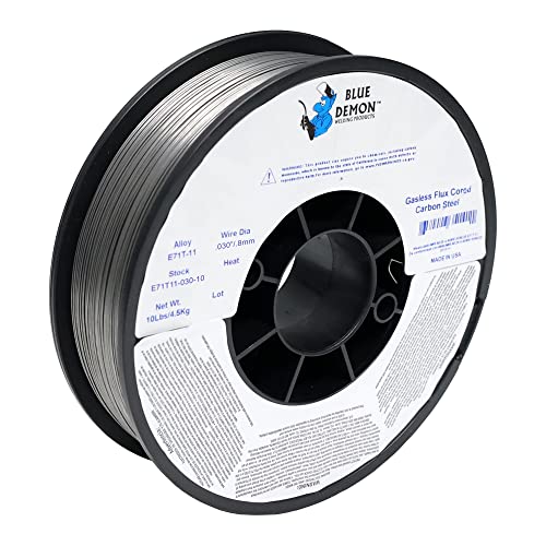Blue Demon E71T-11 X .030 X 10LB Spool gasless flux core welding wire