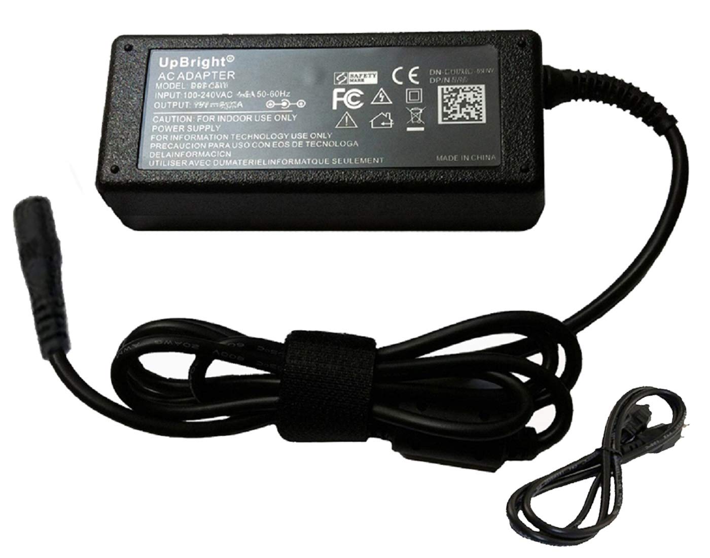 UpBright 2-Prong 12V AC Adapter Compatible with IKEA APX573016 Alunit Fac Code 121 Portable Luminaire APX6636001 Helms-Man 12VAC 3A 4.17A AC12V 3000mA 4170mA Class 2 Transformer Power Supply Charger