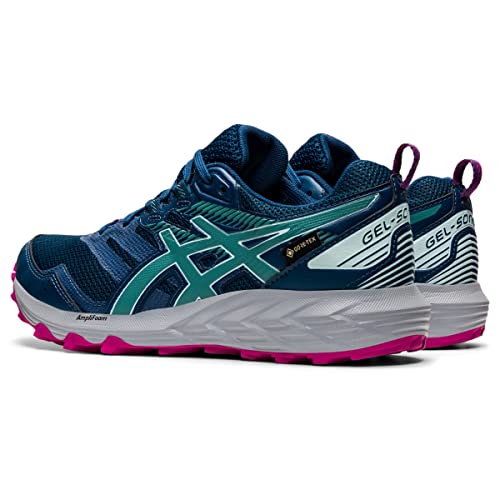 ASICS Women's GEL-SONOMA 6 G-TX Running Shoes, 8, MAKO BLUE/SAGE