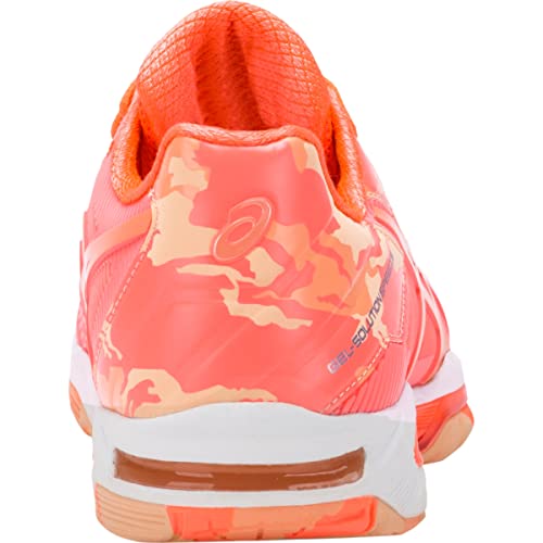 ASICS Women's GEL-Solution Speed 3 L.E Tennis Shoes, 11M, FLASH CORAL/CANTELOUPE/APRICOT